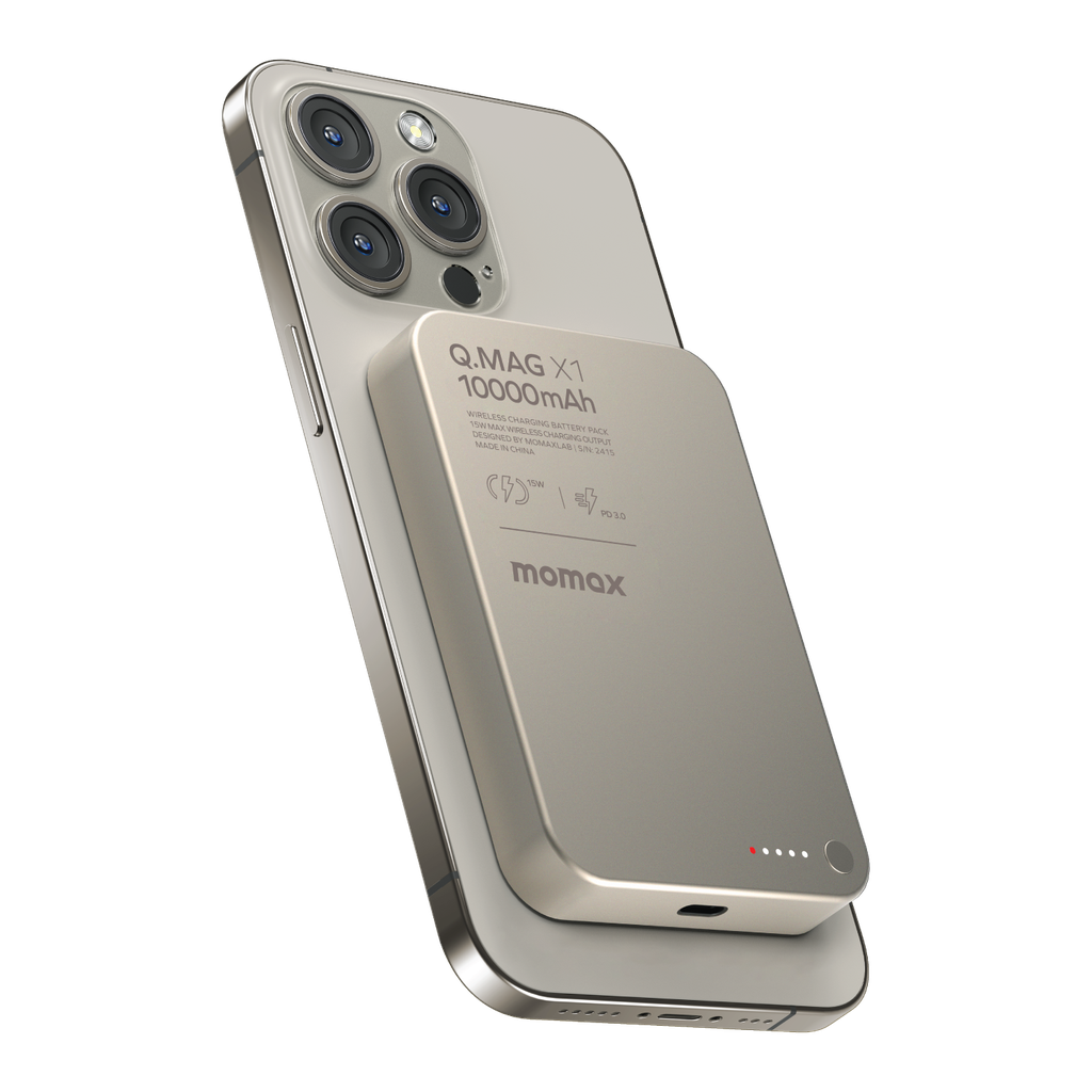 MOMAX Q.MAG X1 10000mAh GEN2 15W MAGSAFE WIRELESS POWER | ALAMAT